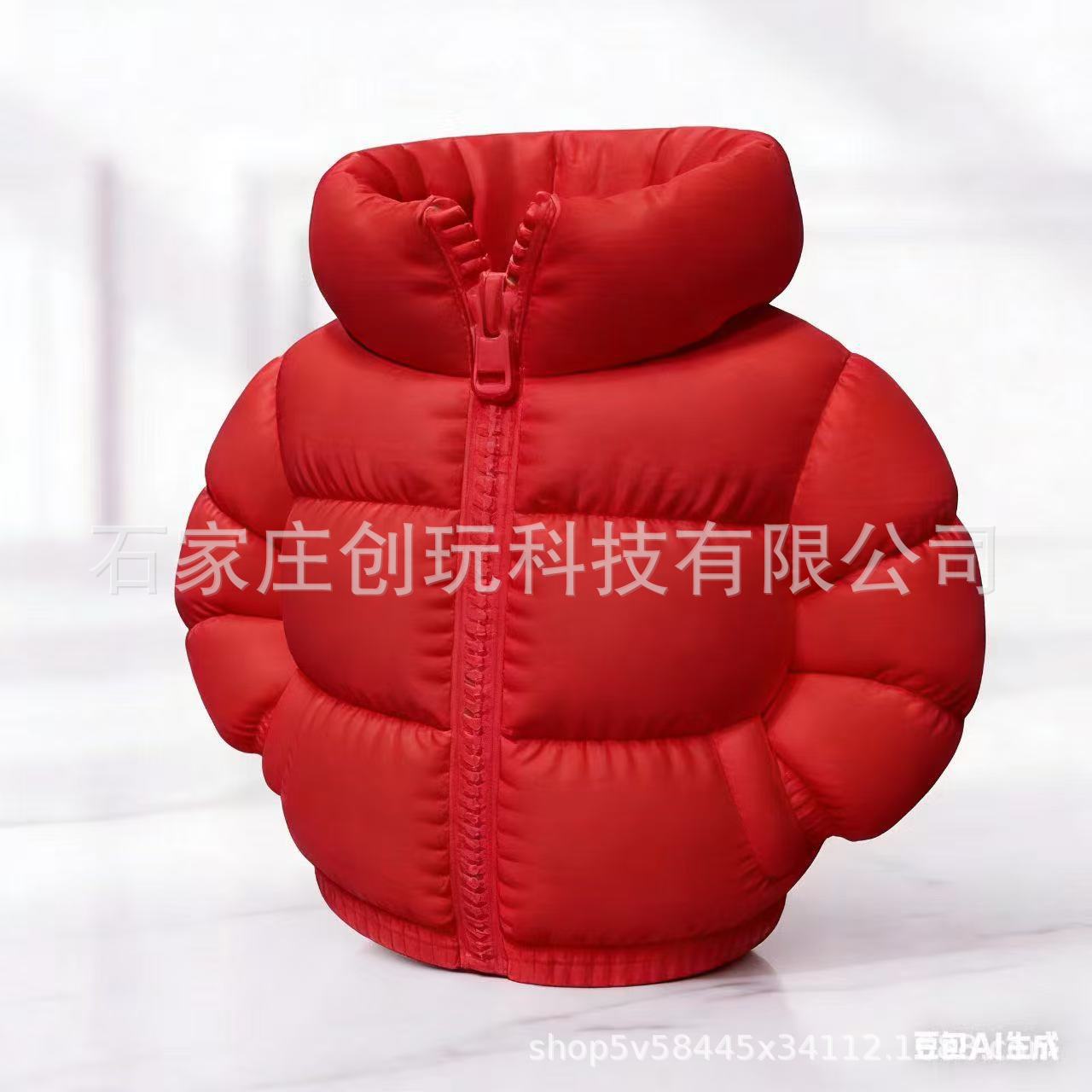 Трендовый 3D-печатный пуховик-подставка для ручек, креативный органайзер, декоративное украшение для дома, игрушка, подарок, новинка для рабочего стола.