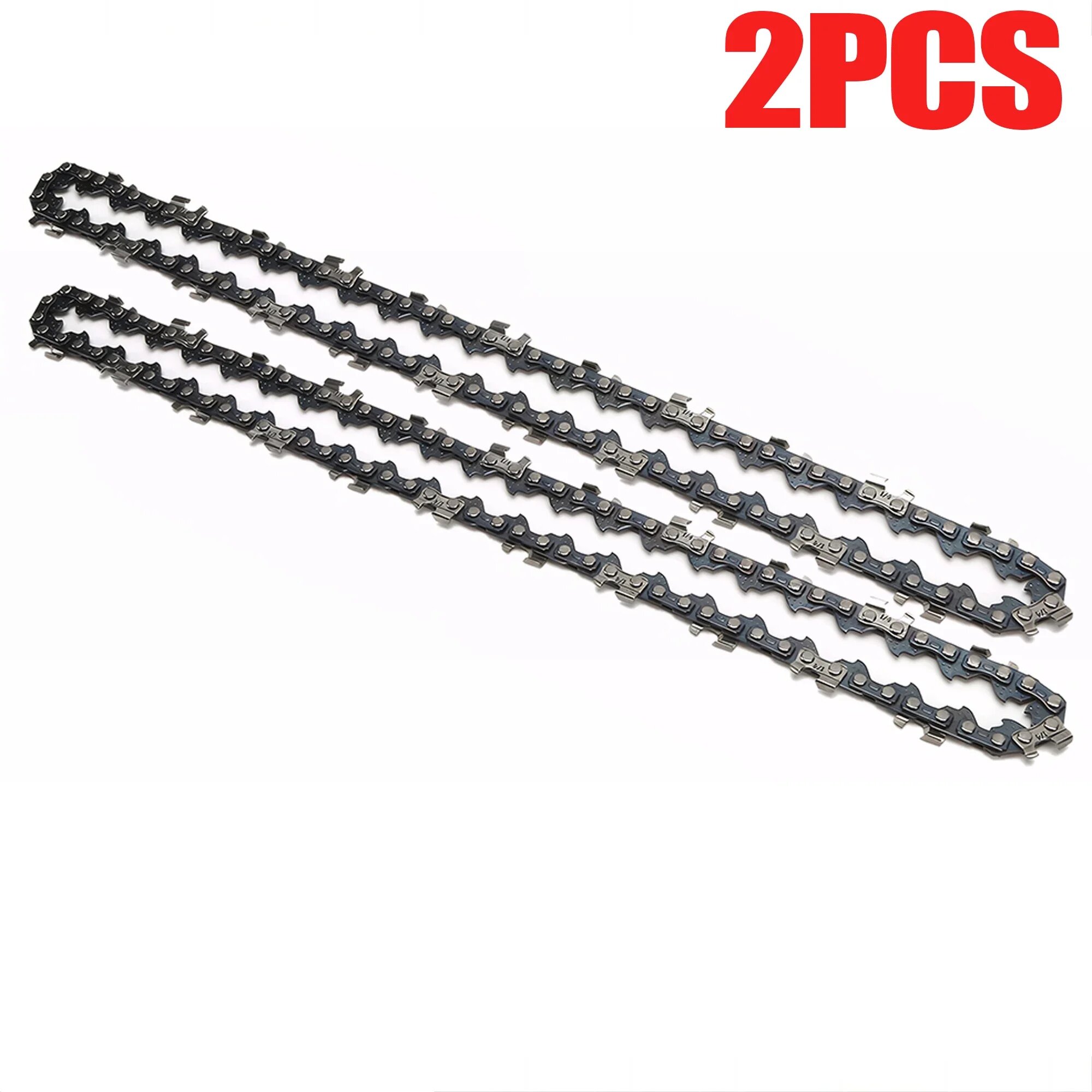 Shunmaii Металлическая цепь для бензопилы 12 дюймов 22 зуба 2PCS