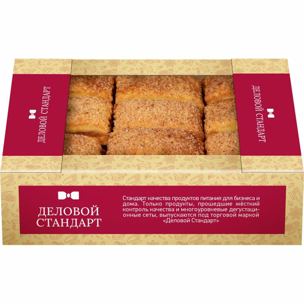 Печенье сдобное Деловой Стандарт с яблоком и корицей, 500г (2225691), 4шт.