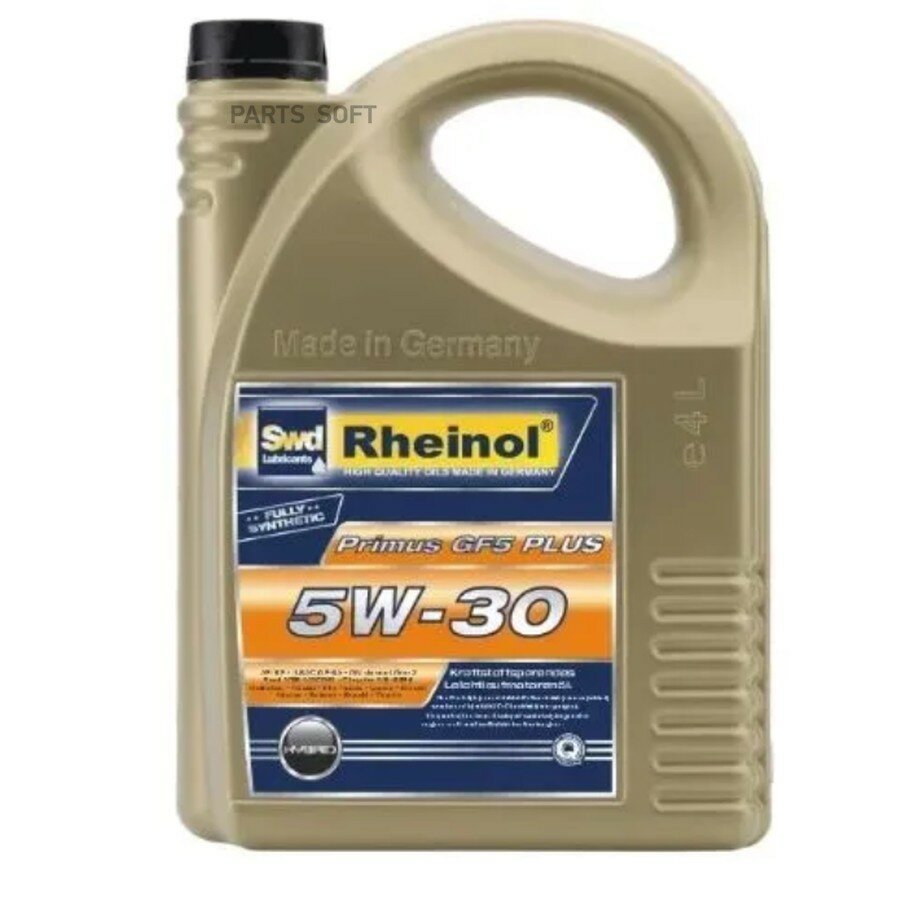 SWD Rheinol Primus GF Plus 5W-30 (4л) от официального дистрибьютора, SWD RHEINOL, артикул 31149485