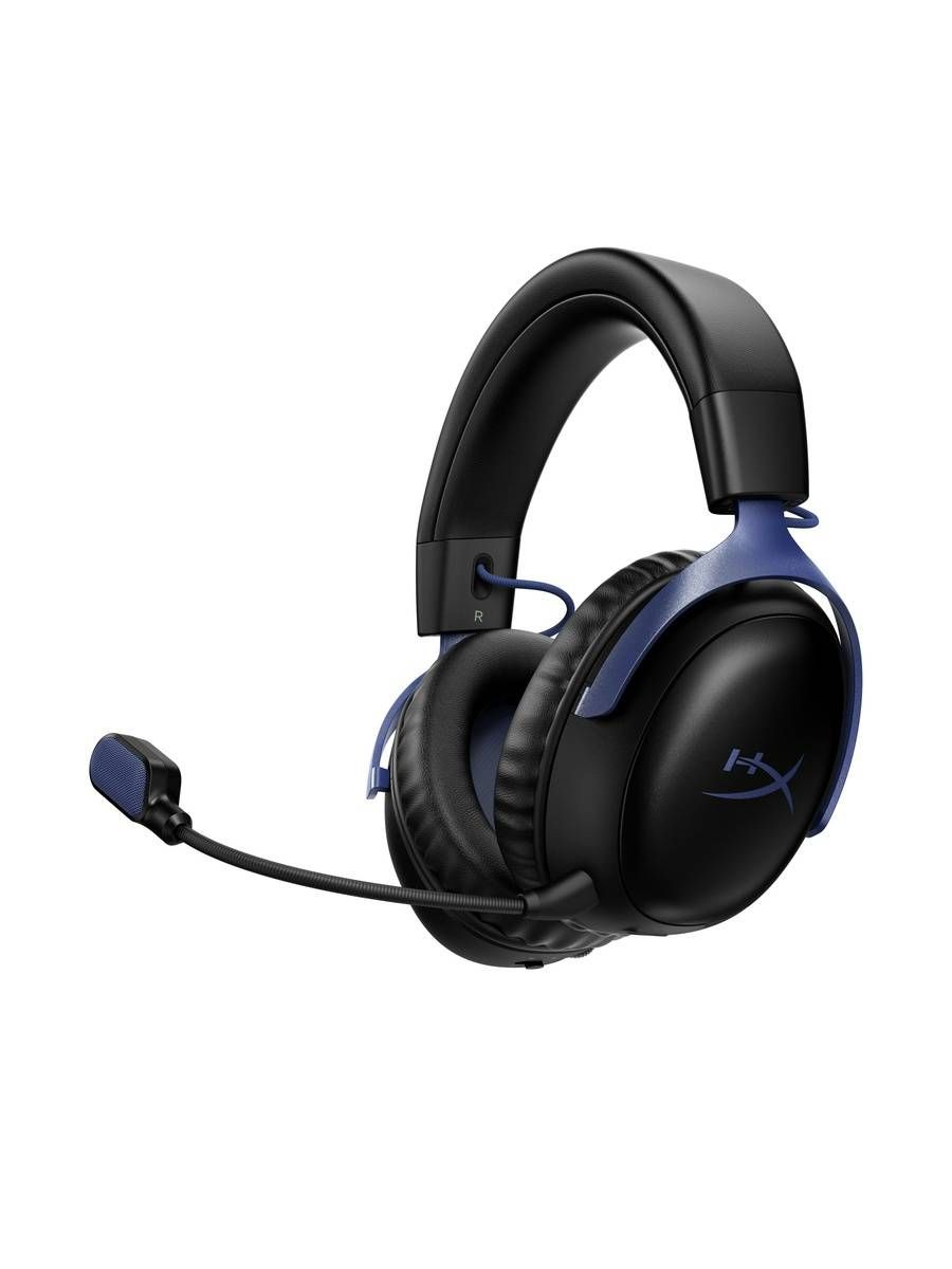 HyperX Cloud III S Wireless USB Type-A радиоканал Игровые беспроводные наушники, с микрофоном, синий
