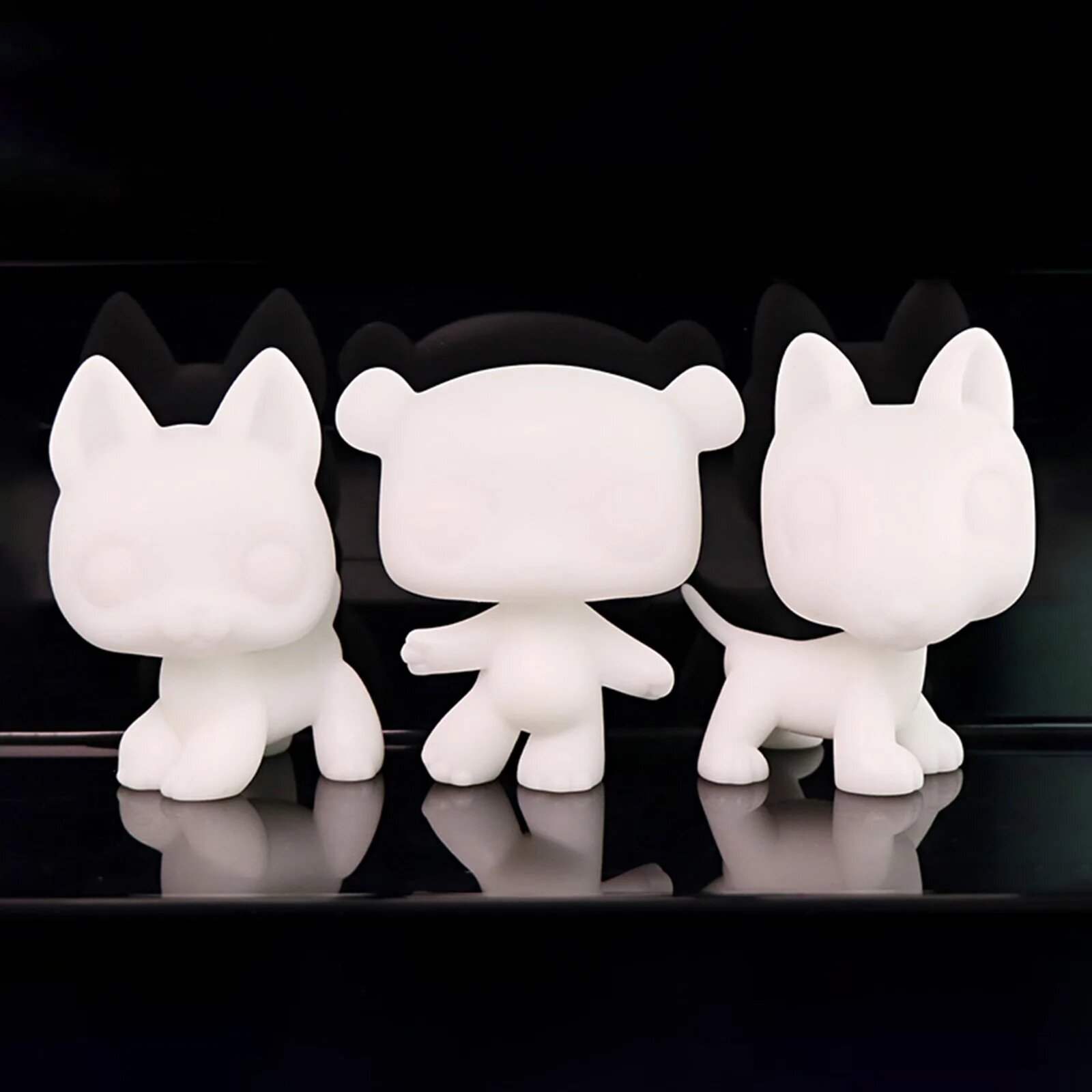 3 шт. виниловые фигурки Minilpsshop панда