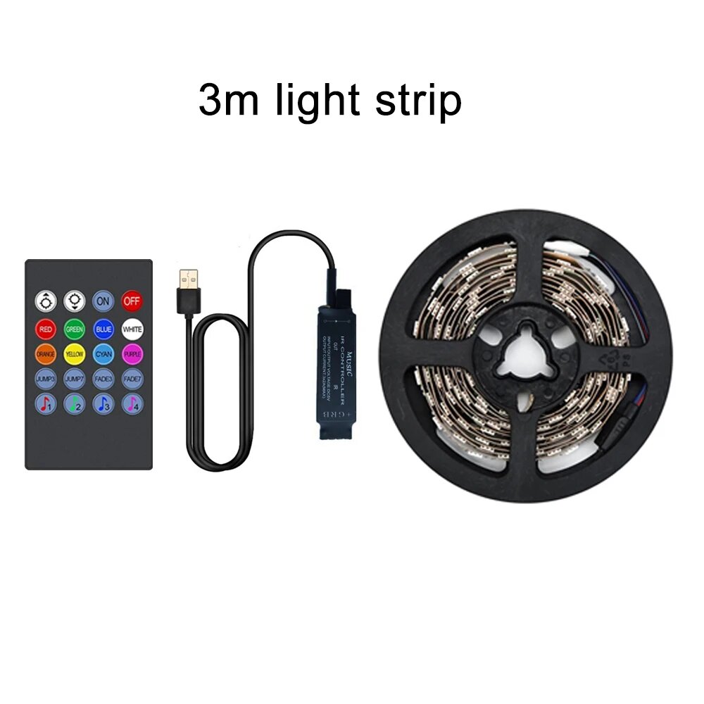 RGB светодиодная лента Mikenoon 3m