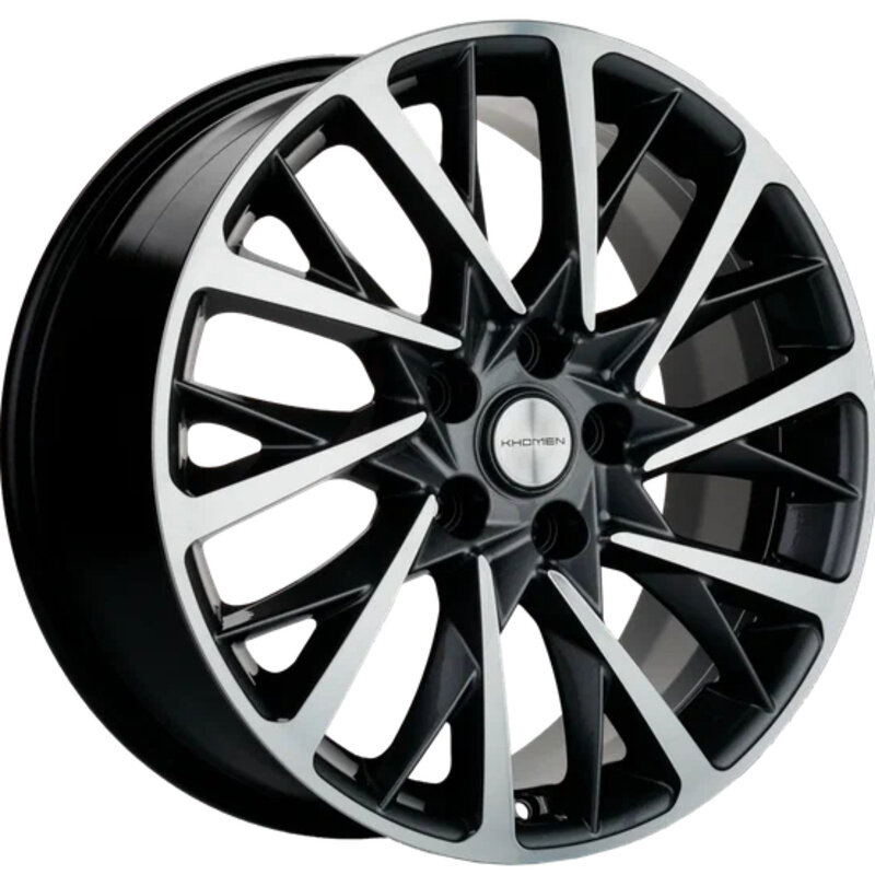 Литой колесный диск Khomen Wheels KHW1804 (Chery Tiggo 8/8 Pro) 7,5x18/5x108 ET47 D60,1 Gray-FP