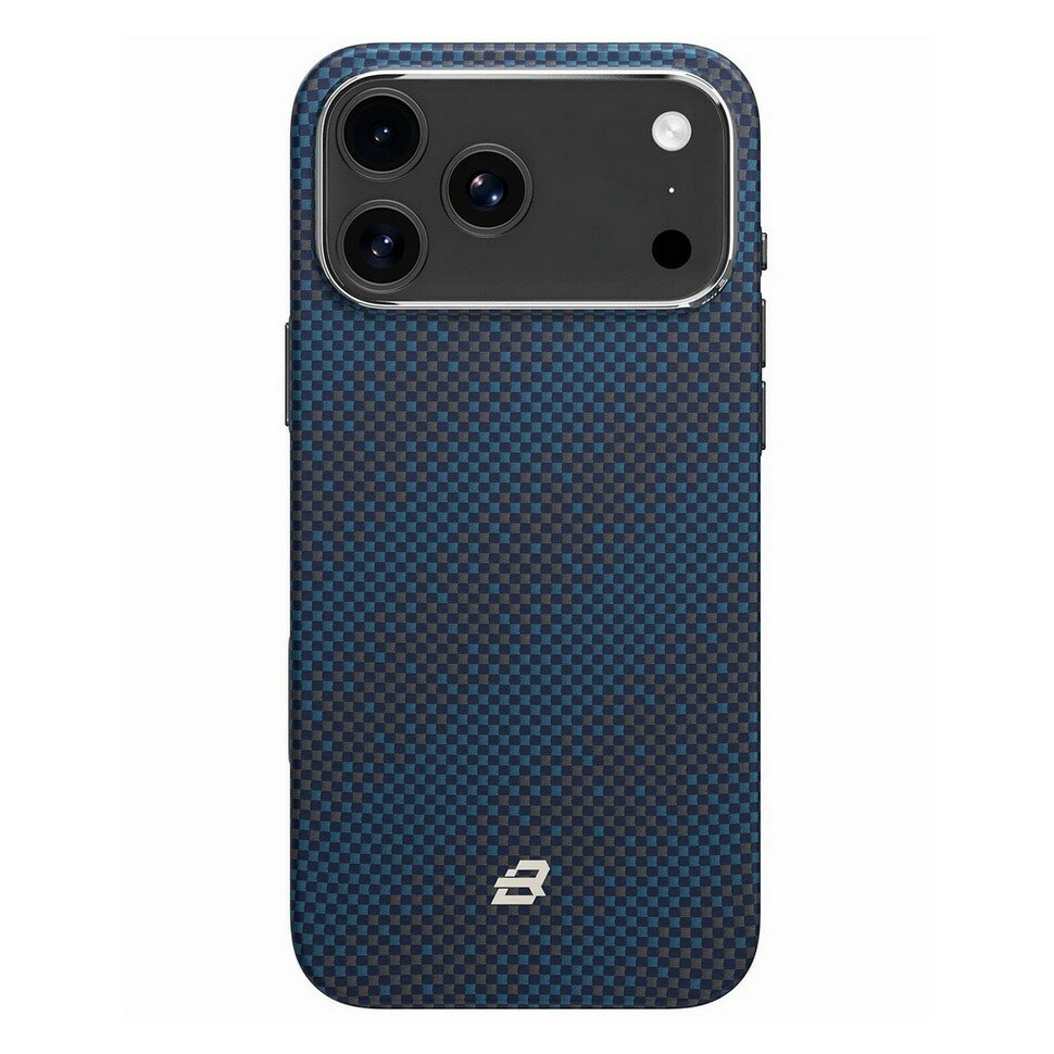 Чехол BlueO Gilded Tactile Woven Galaxy Aramid Fiber Magnetic Case для iPhone 17 Pro Galaxy Blue (BL065-17pro-Blue)