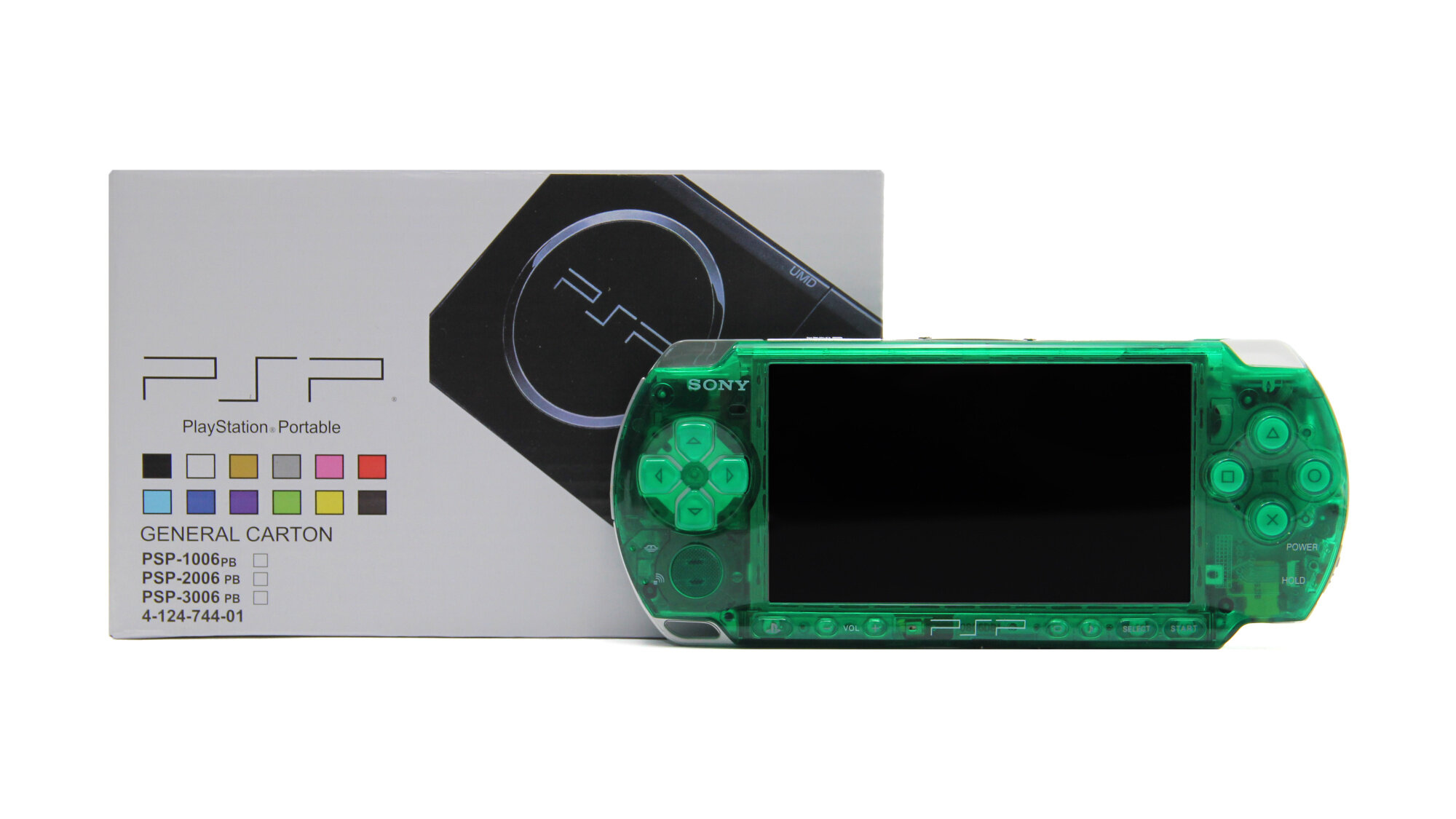 Игровая приставка Sony PSP 3006 Прозрачно-Зеленая New