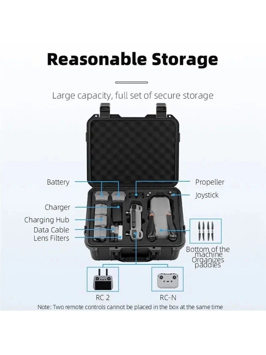 Для Air 3 Case Портативная портативная взрывозащищенная коробка для Box Чехол хранения аксессуаров