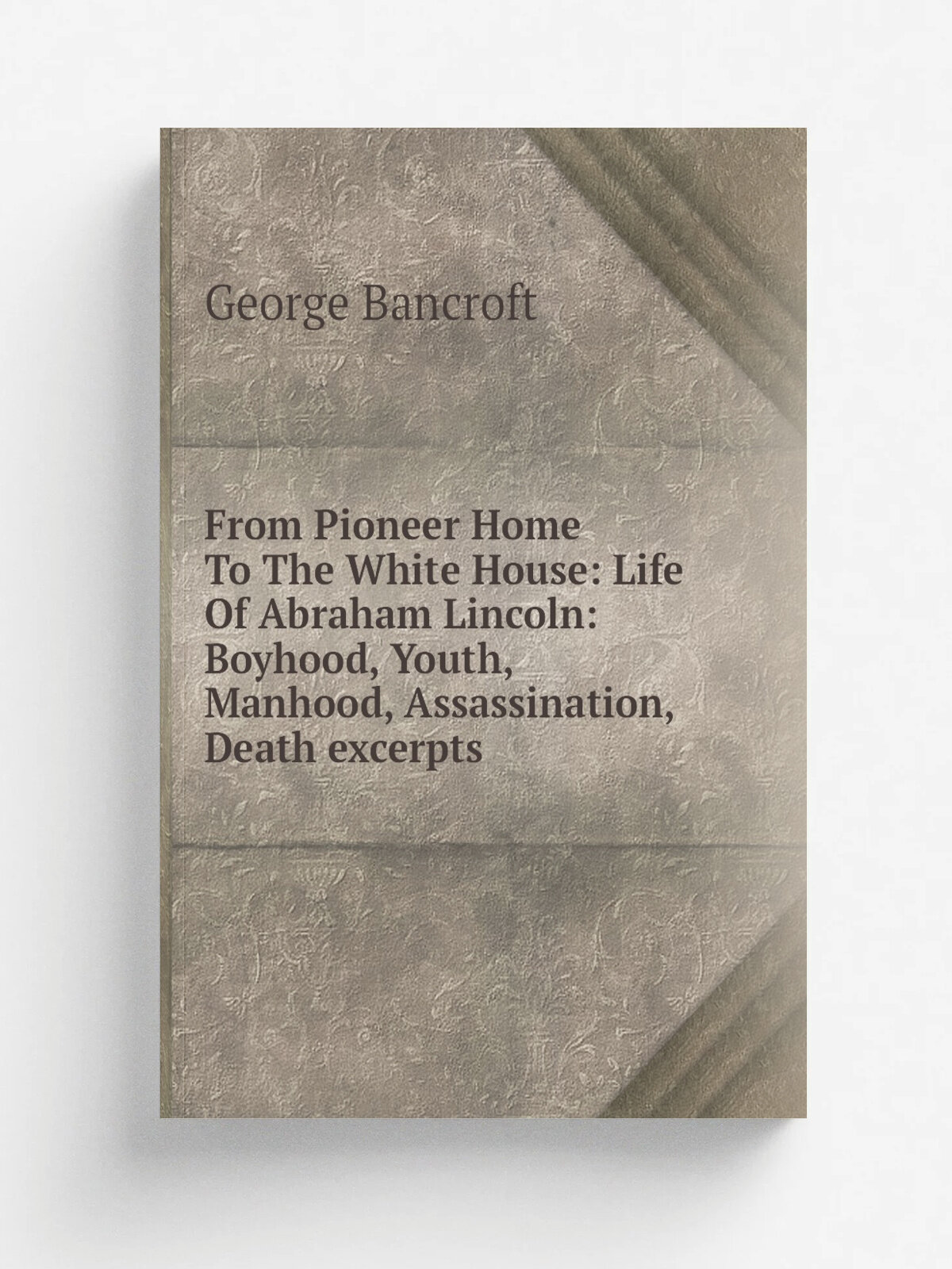 From Pioneer Home To The White House: Life Of Abraham Lincoln: Boyhood, Youth, Manhood, Assassination, Death excerpts