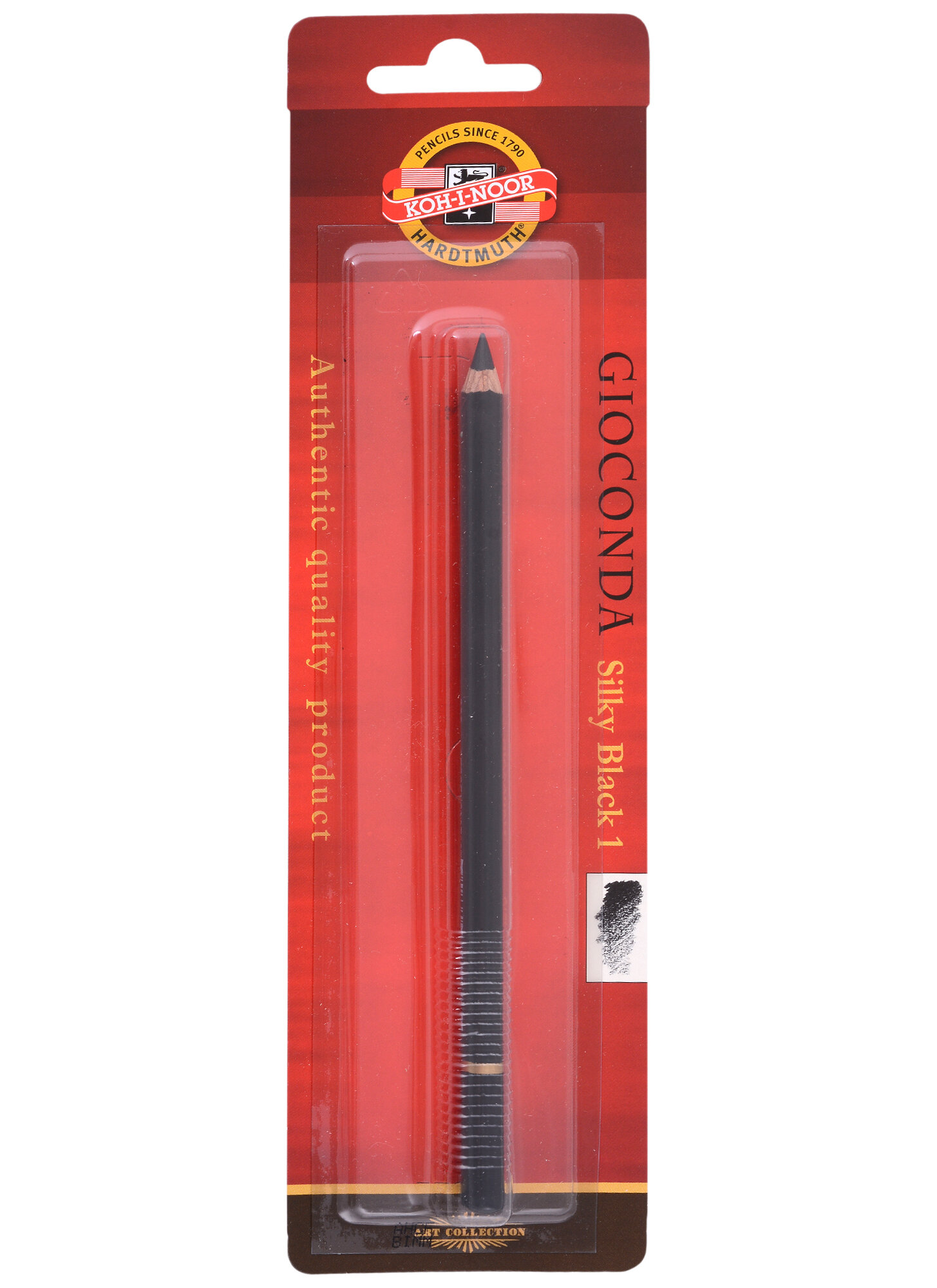Карандаш матовый «Gioconda Silky» чёрный, B, Koh-i-Noor