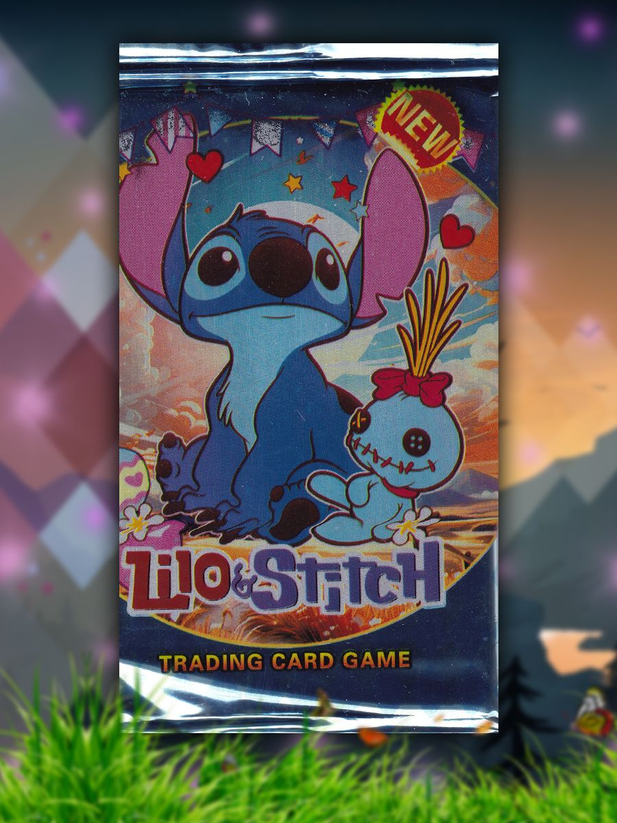Коллекционные карточки Лило и Стич / Lilo&Stitch (5 пакетиков)