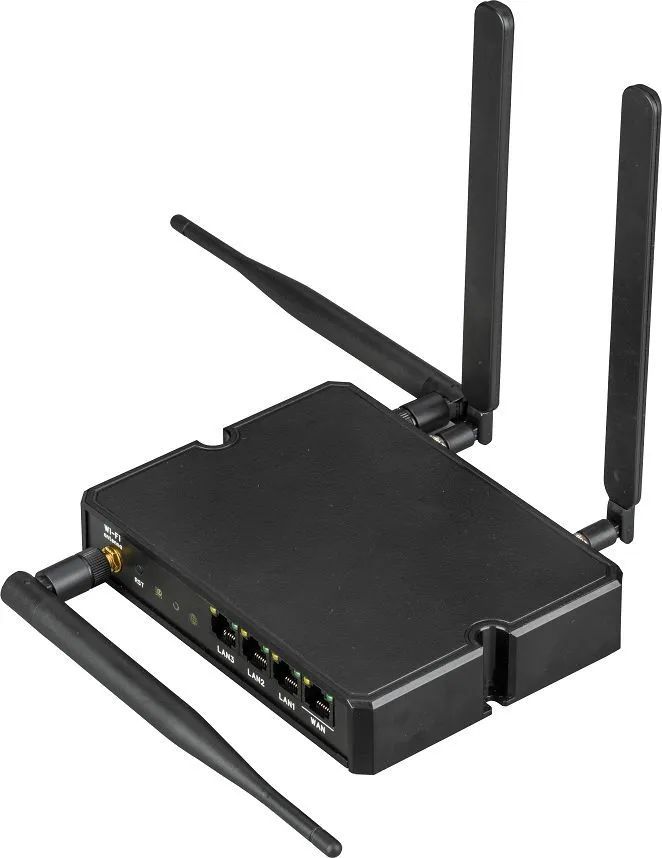 Wi-Fi роутер Триколор TR-3G/4G-router-02, Wi-Fi 4, N300, 2.4ГГц, 3 LAN, 3G/4G, черный 046/91/00054231