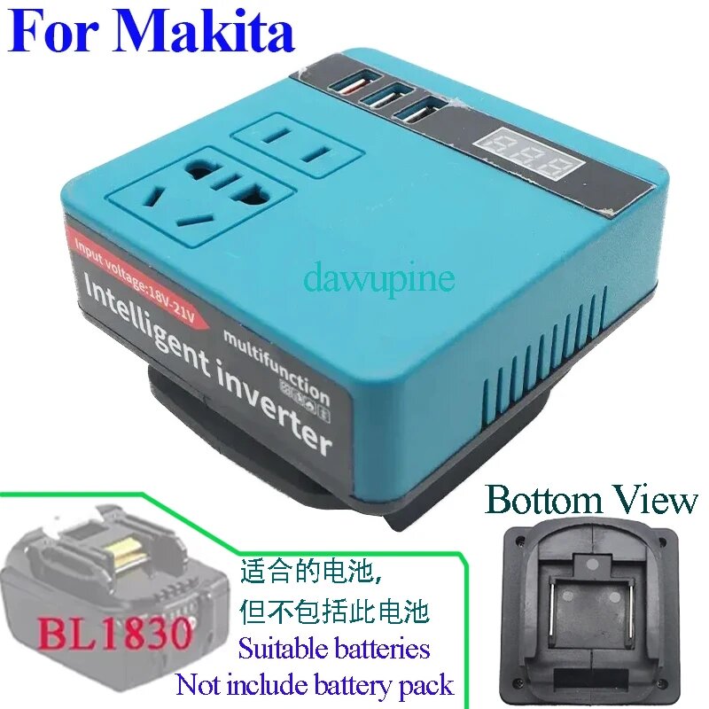 Инверторный USB-адаптер Makita 18V для электроинструментов 220В For Makita