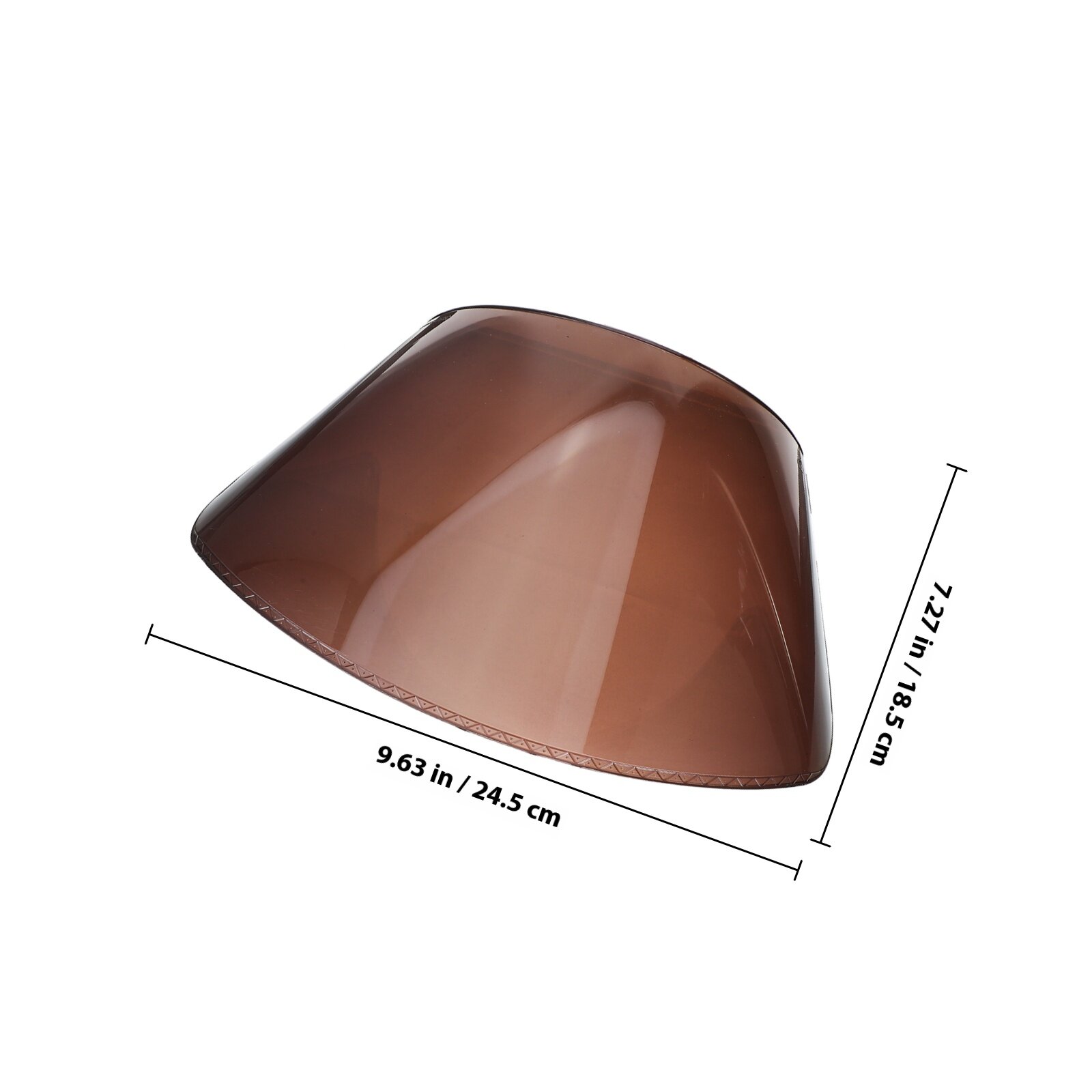Визор Для Шляпы Кофейного Цвета С Удобным Форматом 24.50X18.50X9.50Cm