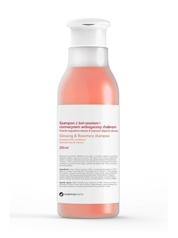 Шампунь для волос Botanicapharma ginseng и rosemary, 250 мл