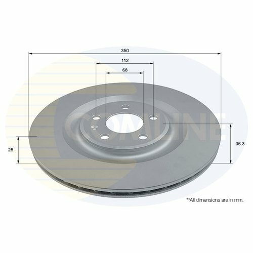 Диск тормозной передний Comline ADC2963V для Audi A6, Q7, Q8; VW Touareg