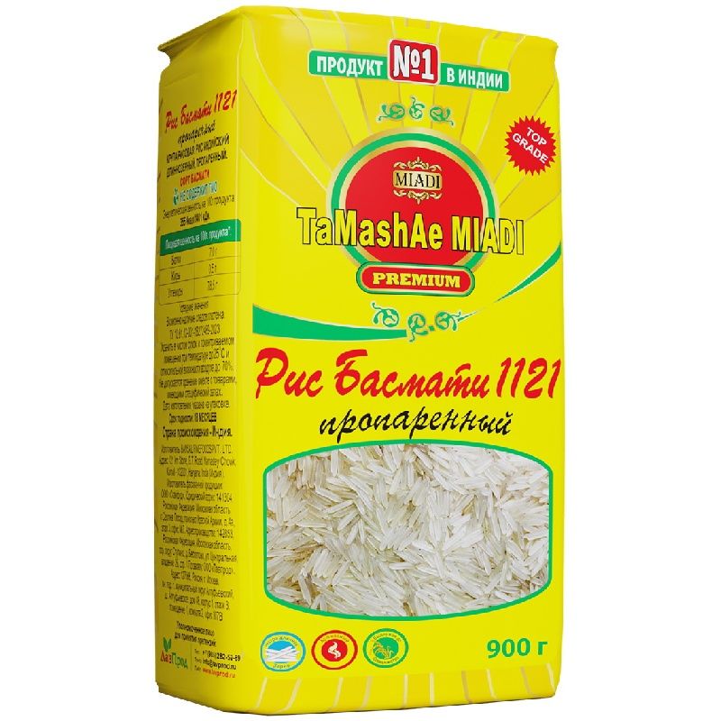 Рис TaMashAe MIADI PREMIUM Басмати пропаренный 900г