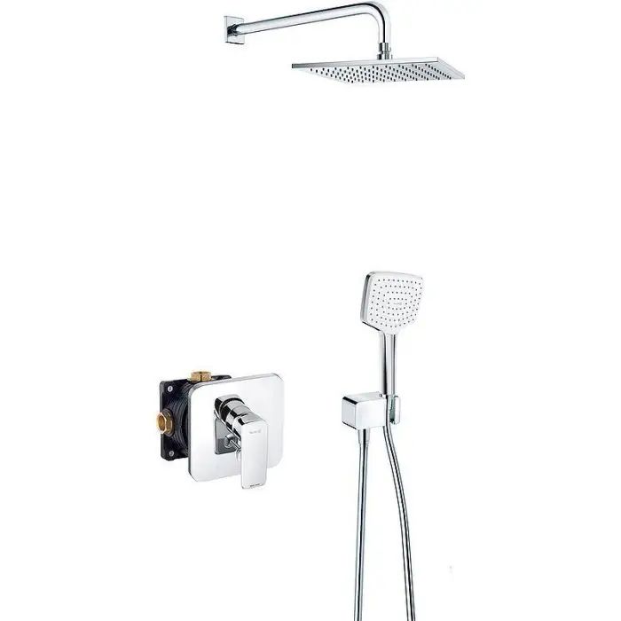 Душевая система Kludi Pure Style 7 в1 керамический картридж, хром (406300575)