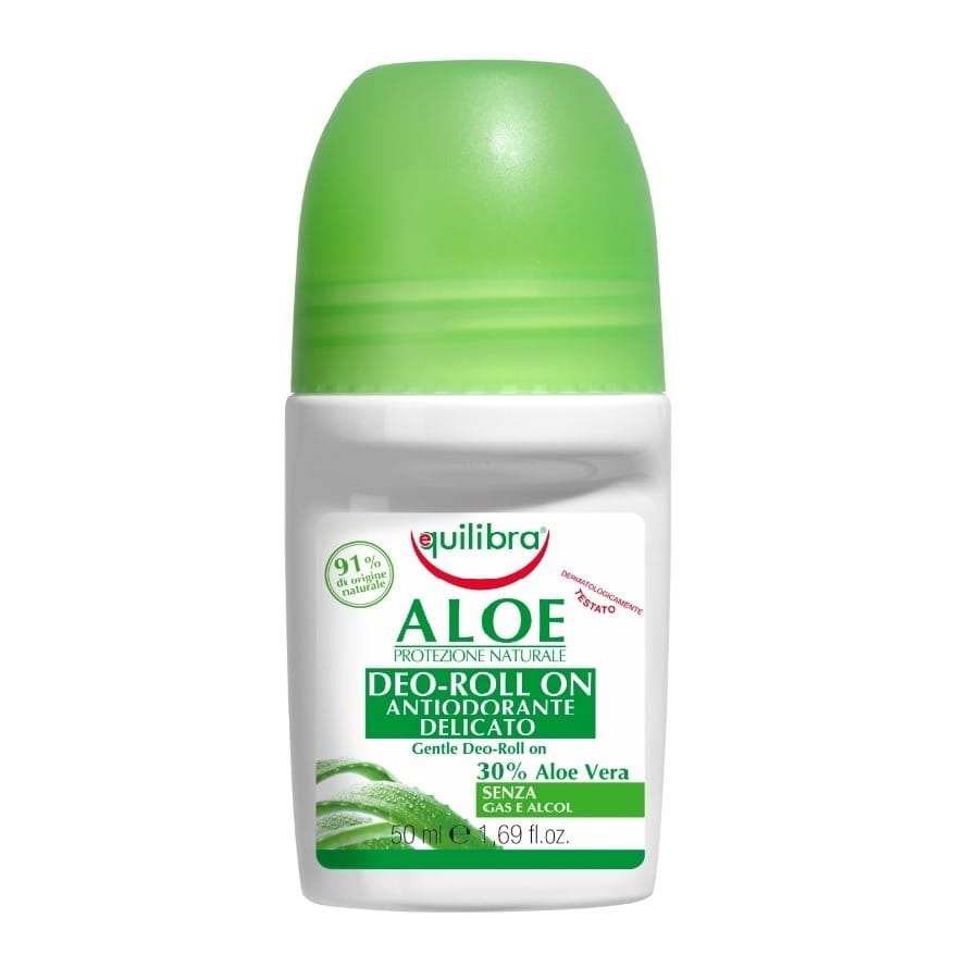 Дезодорант Equilibra Aloe Gentle Deo-Roll On алоэ-дезодорант в шарике, 50 мл