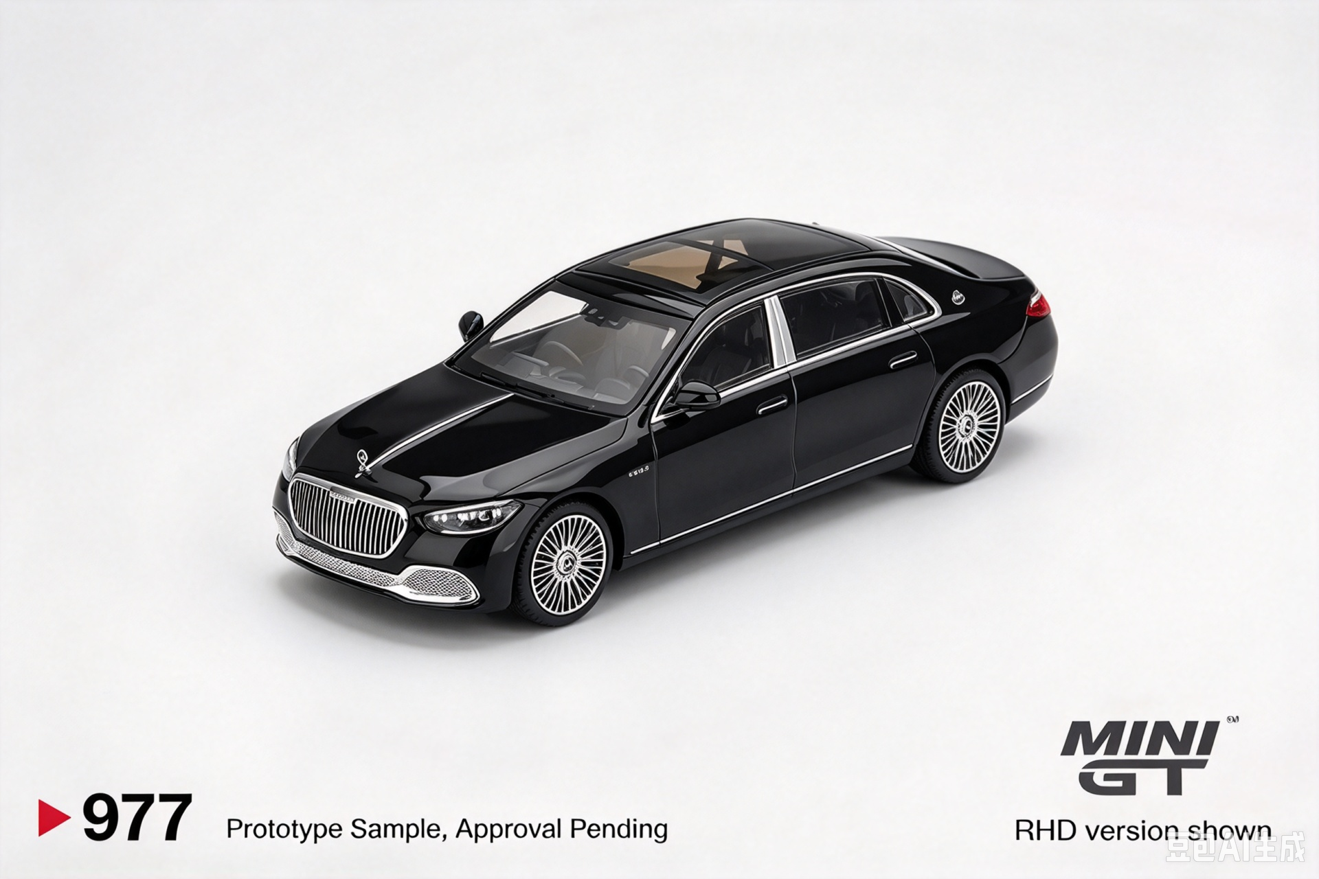 MINI GT MODEL 1:64 Mercedes-benz Maybach S680 , литая модель из сплава, коллекционная игрушка для детей, подарок