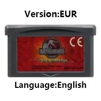 Картридж Jurassic Park III GBA, EUR, English
