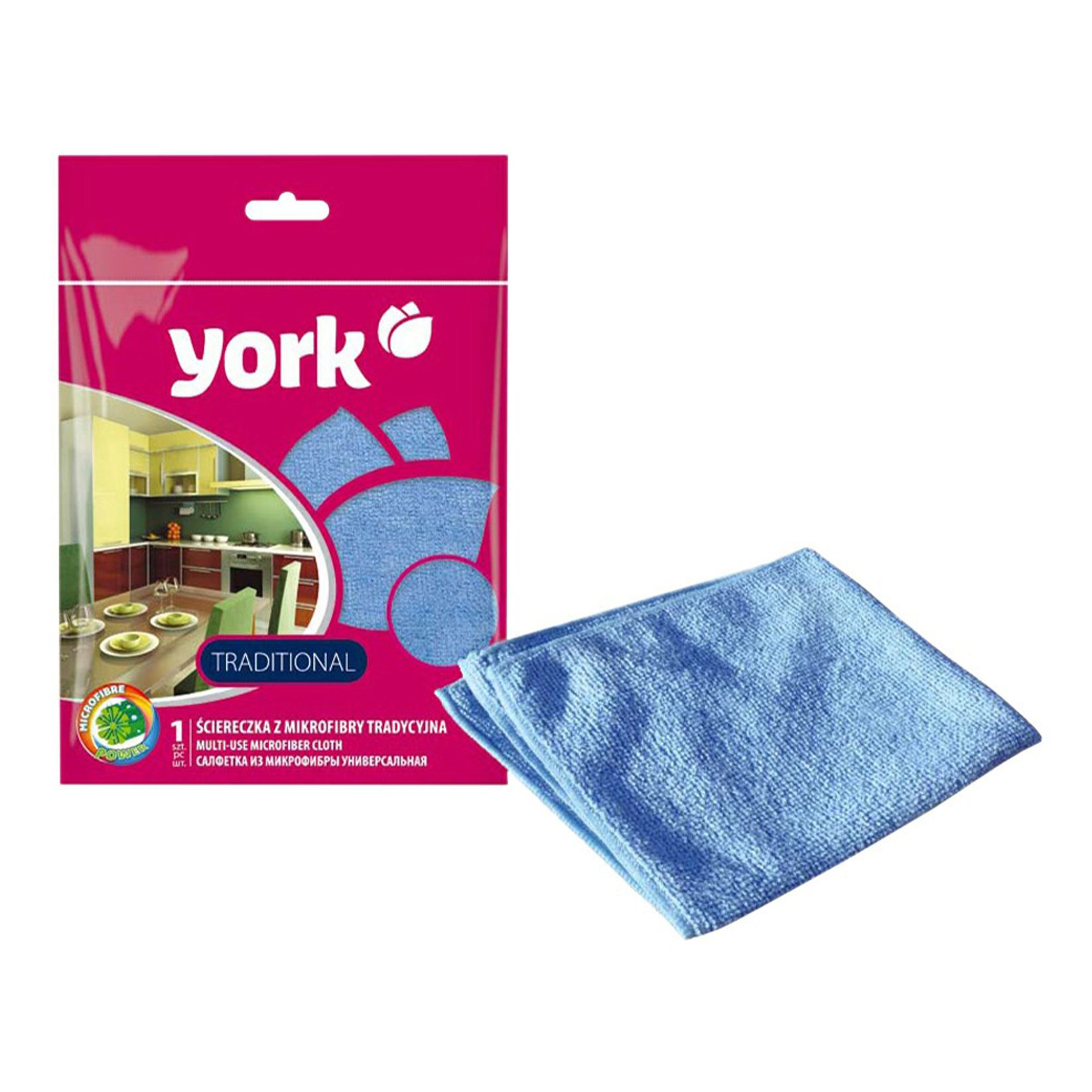 Салфетка York традиционная микрофибра 30 x 30 см