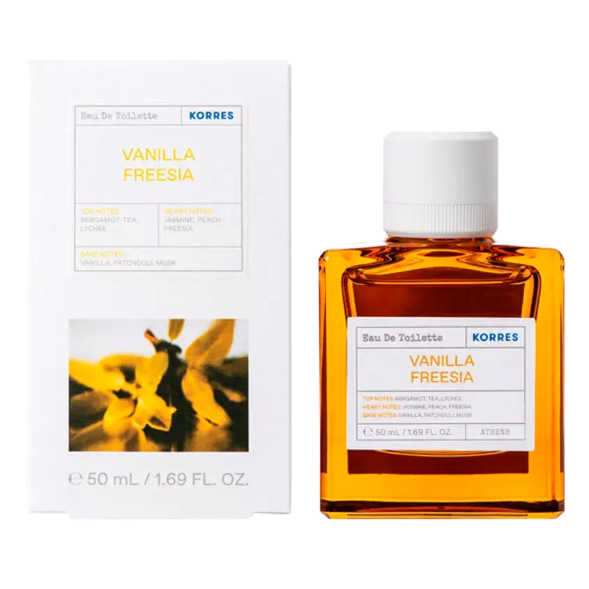 Ванилла Фрезия туалетная вода 50 мл унисекс / Korres Vanilla Freesia парфюм Коррес