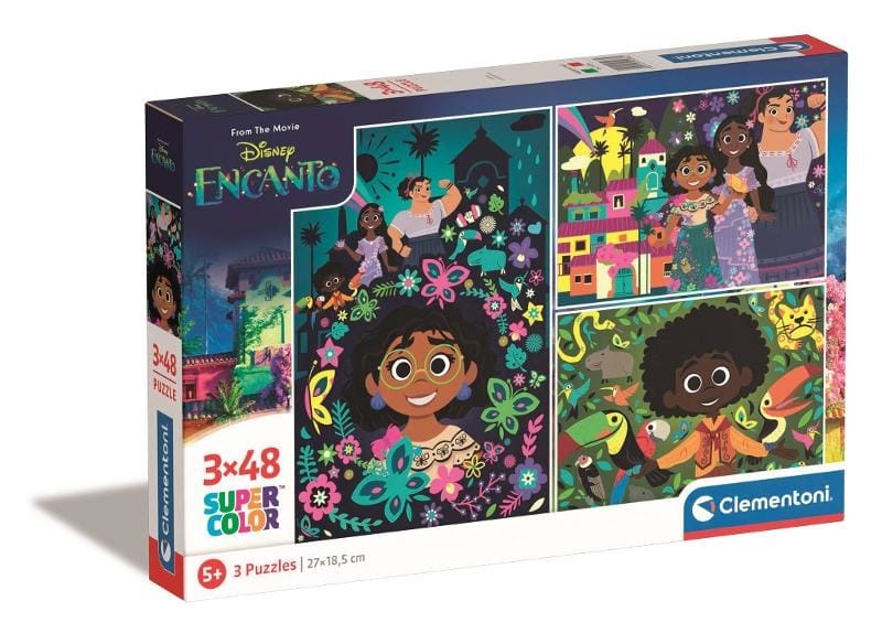 Пазл Clementoni Super Color Disney Энканто, 3x48 элементов