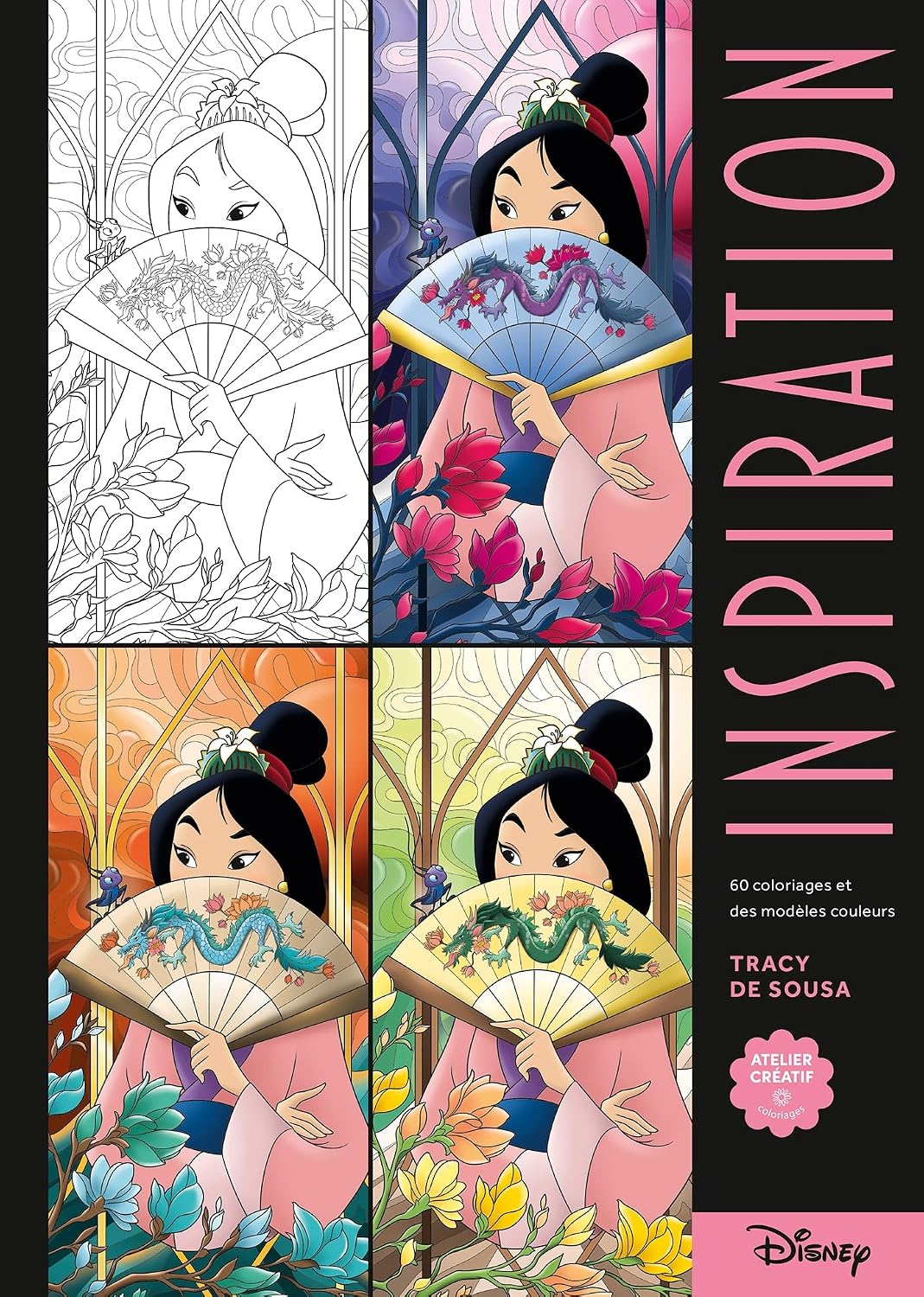 Раскраска Hachette Heroes Inspiration Disney - Вдохновение Диснея, 128 стр, мягкая обложка - 201731255X