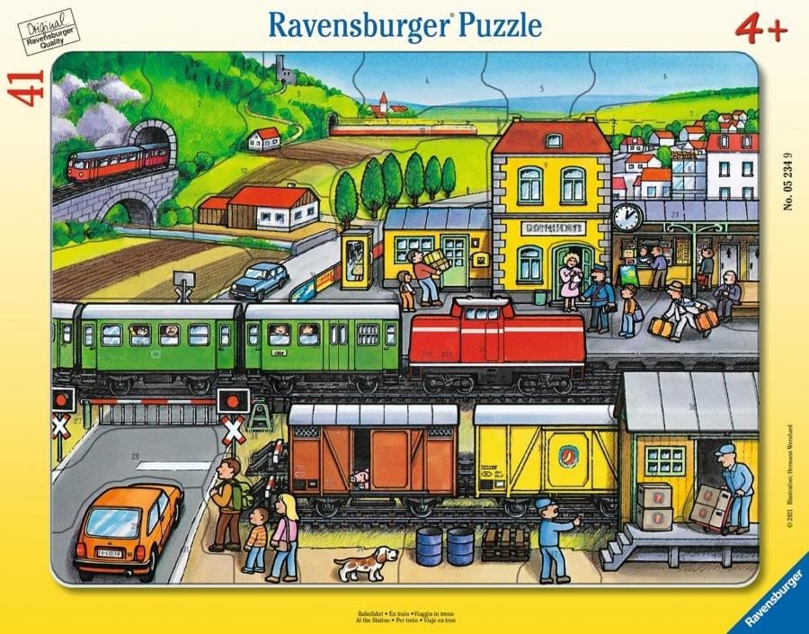 Пазл Ravensburger Кадр со станции, пазл в рамке, 41 элемент