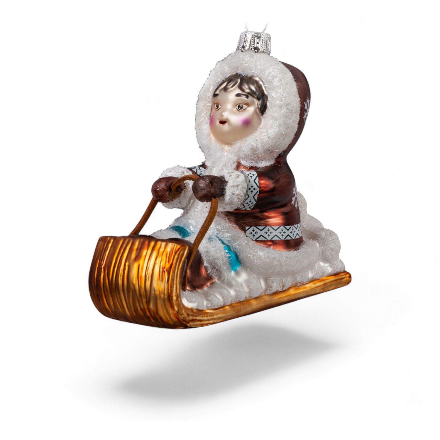 Украшение ERICHKRAUSE DECOR* Северный народ 10.5см, стекло 65986