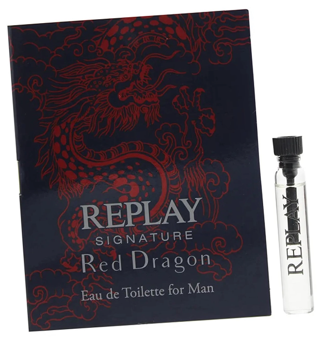 Мужская туалетная вода Реплей Ред Дрэгон 2 мл / сэмпл Replay Signature Red Dragon