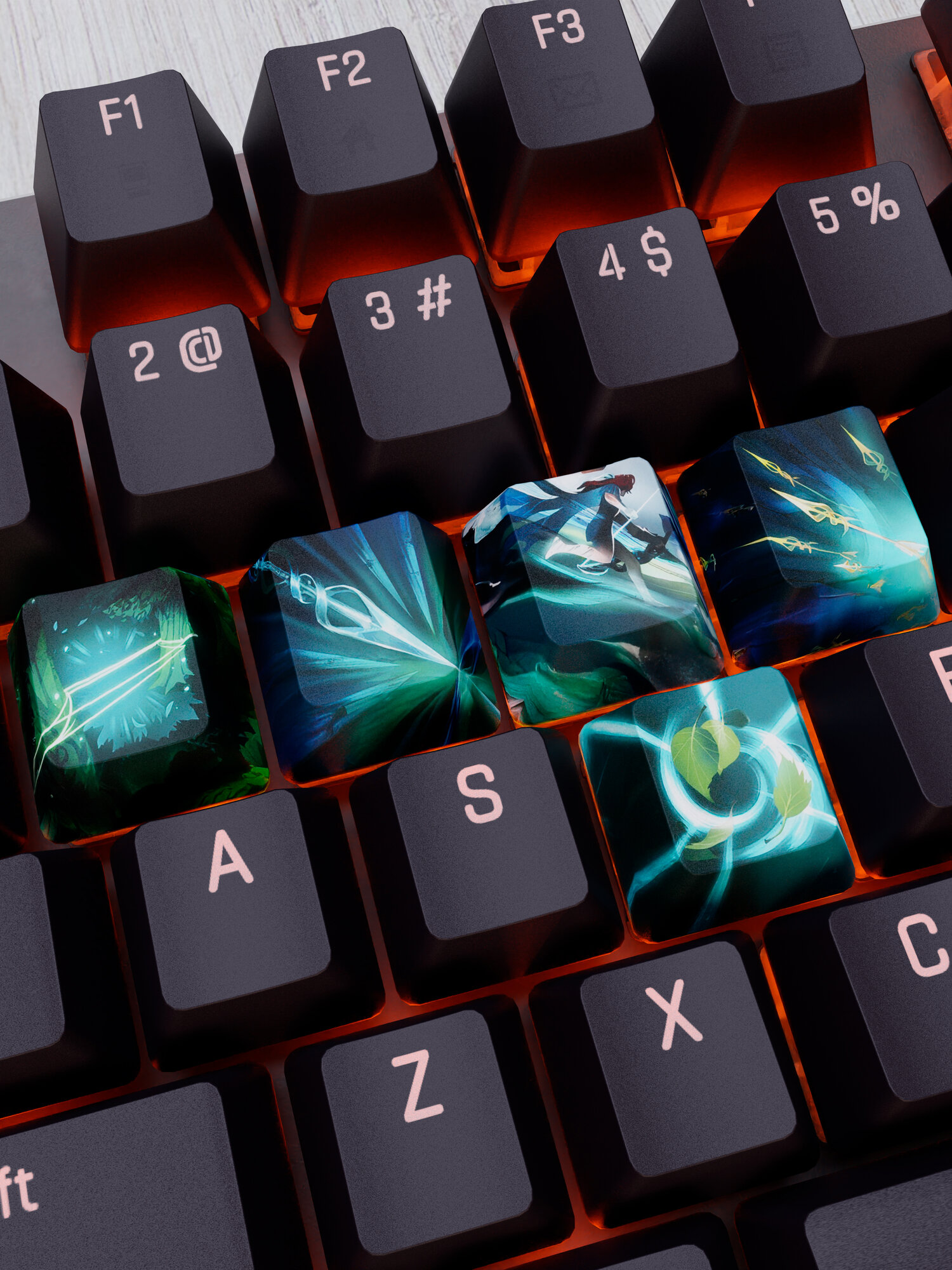 Кейкапы для механической клавиатуры "Виндренджер" дота 2 / "Windranger" dota 2 Аркана
