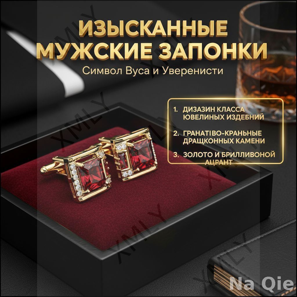Запонки — фото 1