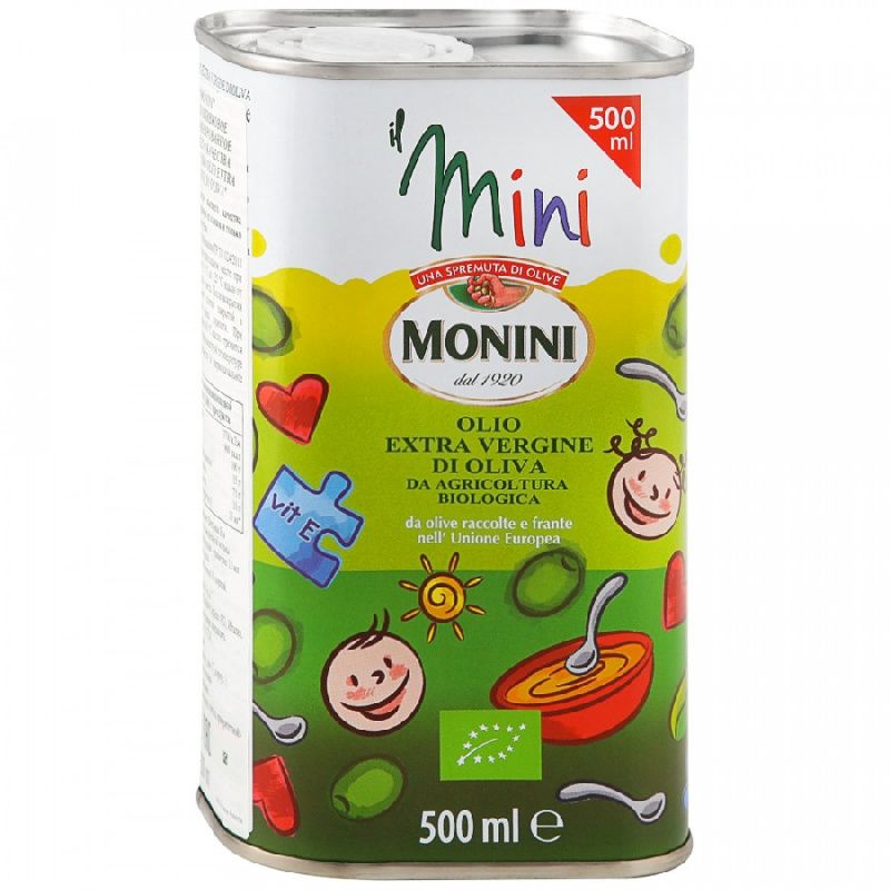 Масло MONINI оливковое IL MINI BIO E.V. 0,5л