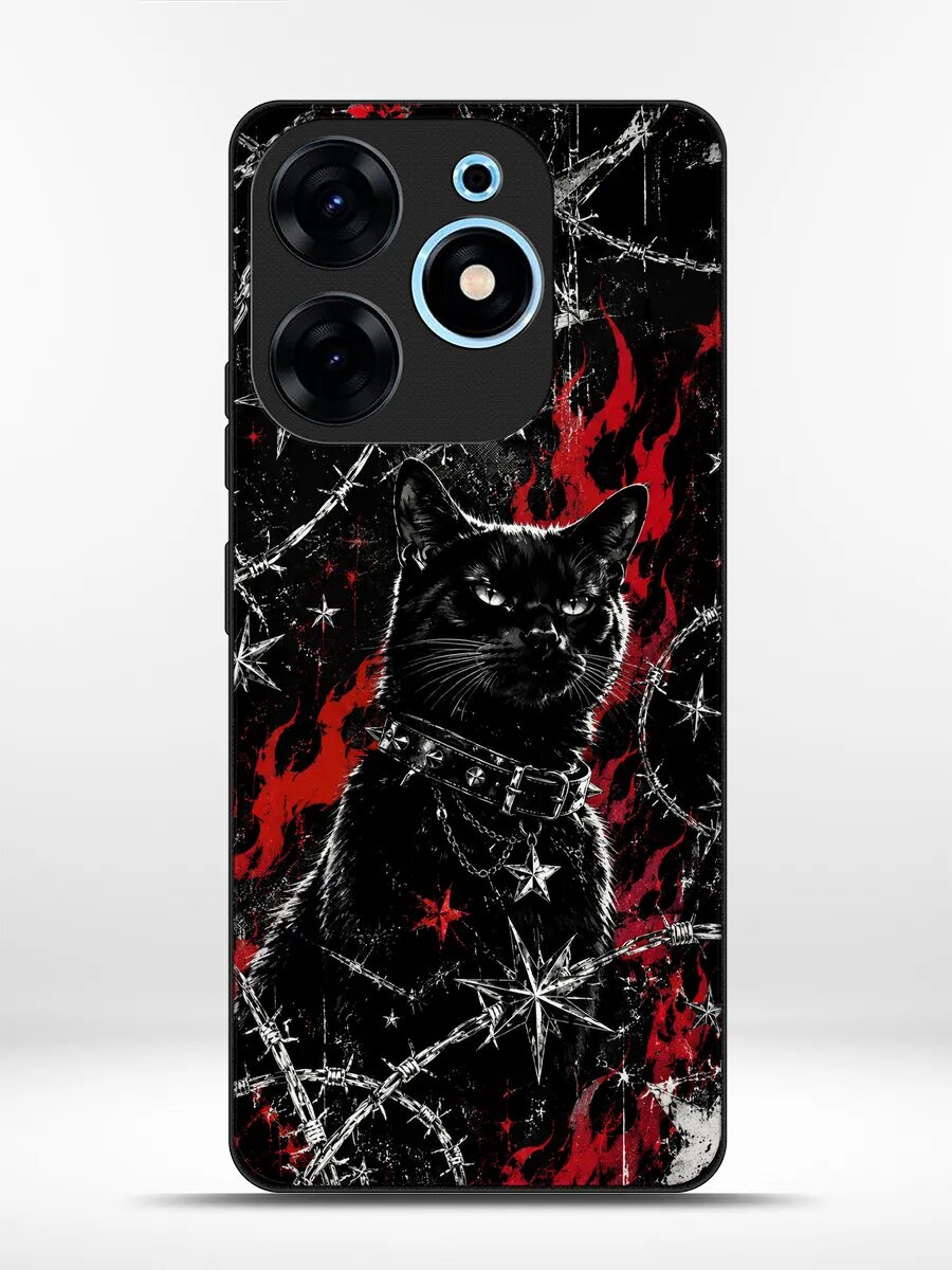 Чехол на Tecno Spark 10 Pro Котяра