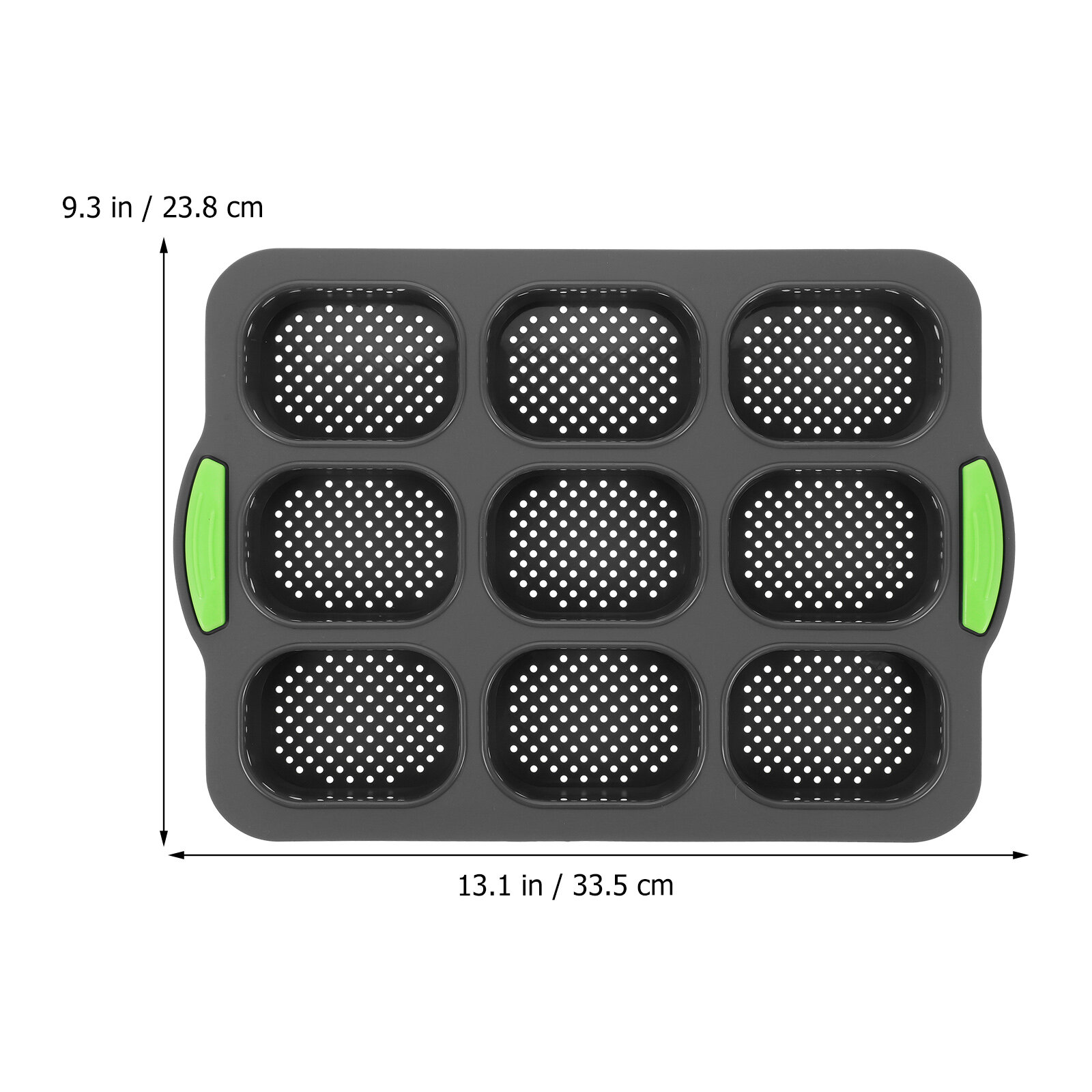 Форма Для Выпекания Хлеба Из Прочного Силикона Зеленого Цвета 33.5X23.8Cm