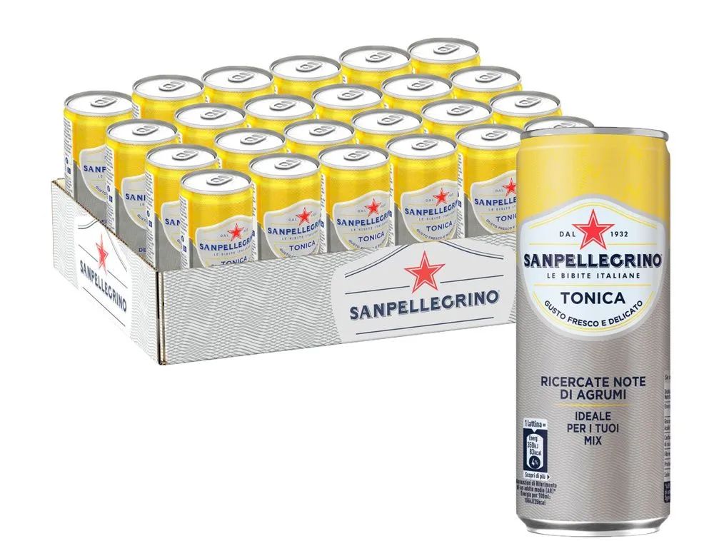 Газированный напиток Sanpellegrino Tonica 0.33л. х 24 шт.