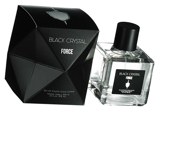 Parfums Genty Black Crystal Force мужской одеколон 100 мл - Дженти Блэк Кристал Форс туалетная вода