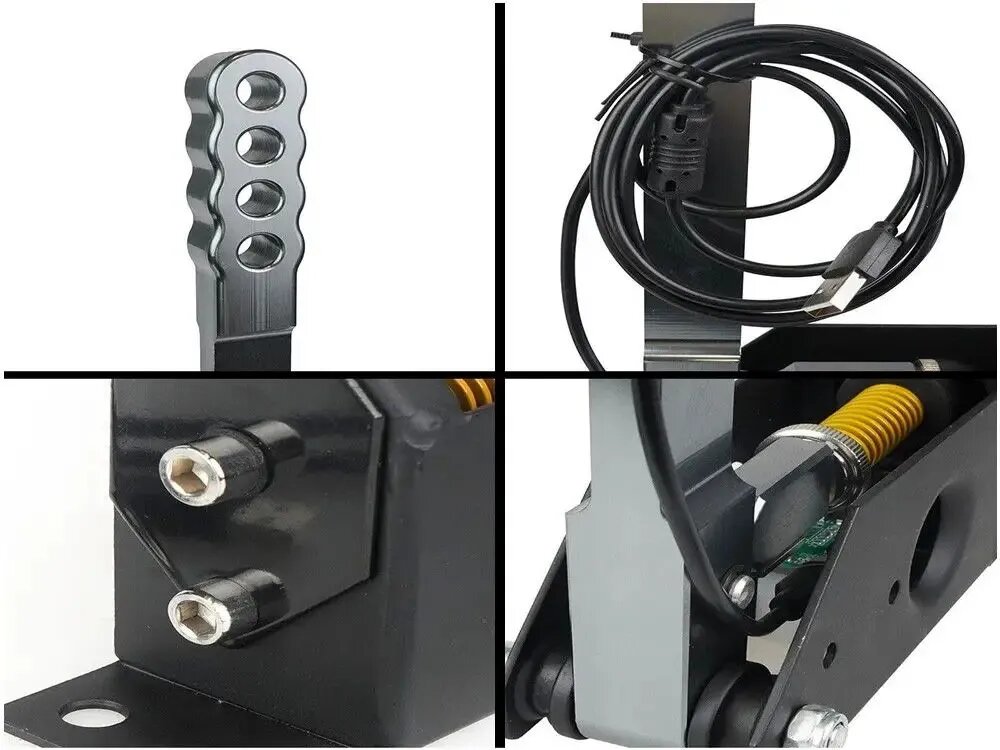 Линейный ручной Тормоз с USB-подключением для ПК-Симулятора Гоночных игр, Совместимого с