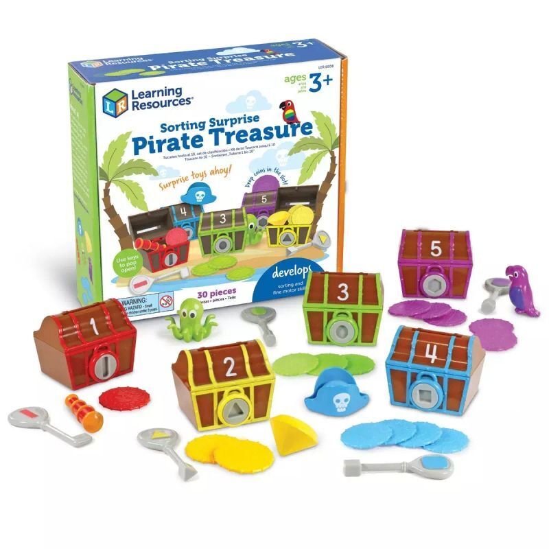 "Замки и ключи. Пиратское сокровище" (30 элементов) Learning Resources LER6808Арт. 9734