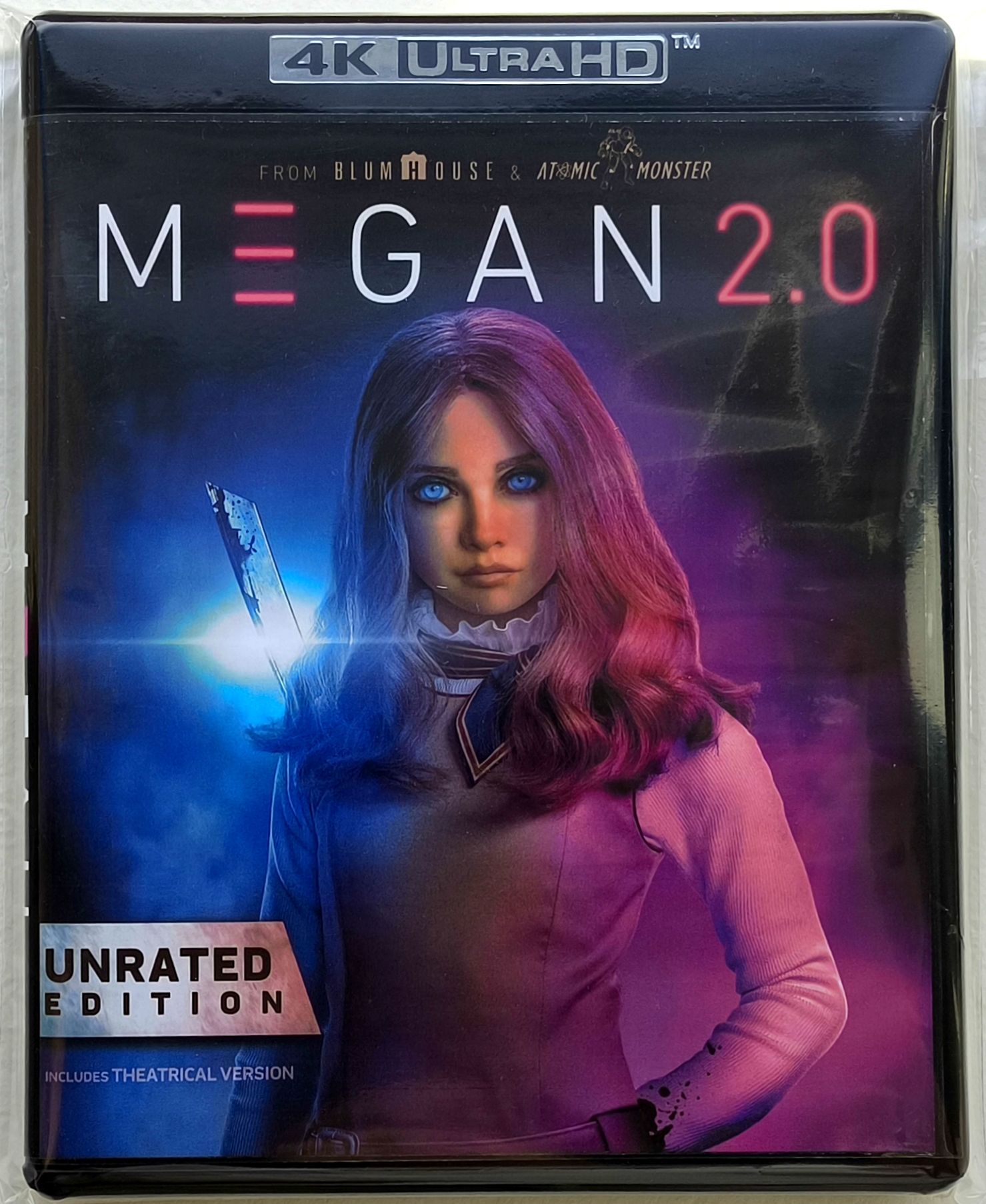 4K Ultra HD Blu-ray. Меган 2.0. Фильм 2025 года. Фантастика, боевик.