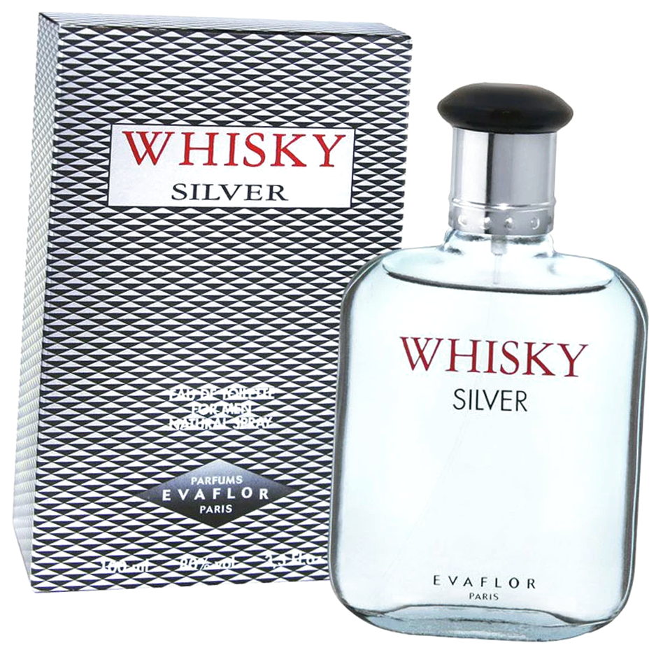 Мужской одеколон Evaflor Whisky Silver 100 мл - Евафлор Виски Сильвер туалетная вода