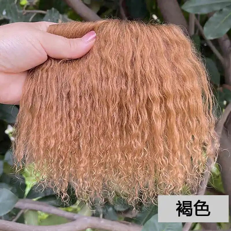 Монгольский мех парик для куклы BJD OB11
