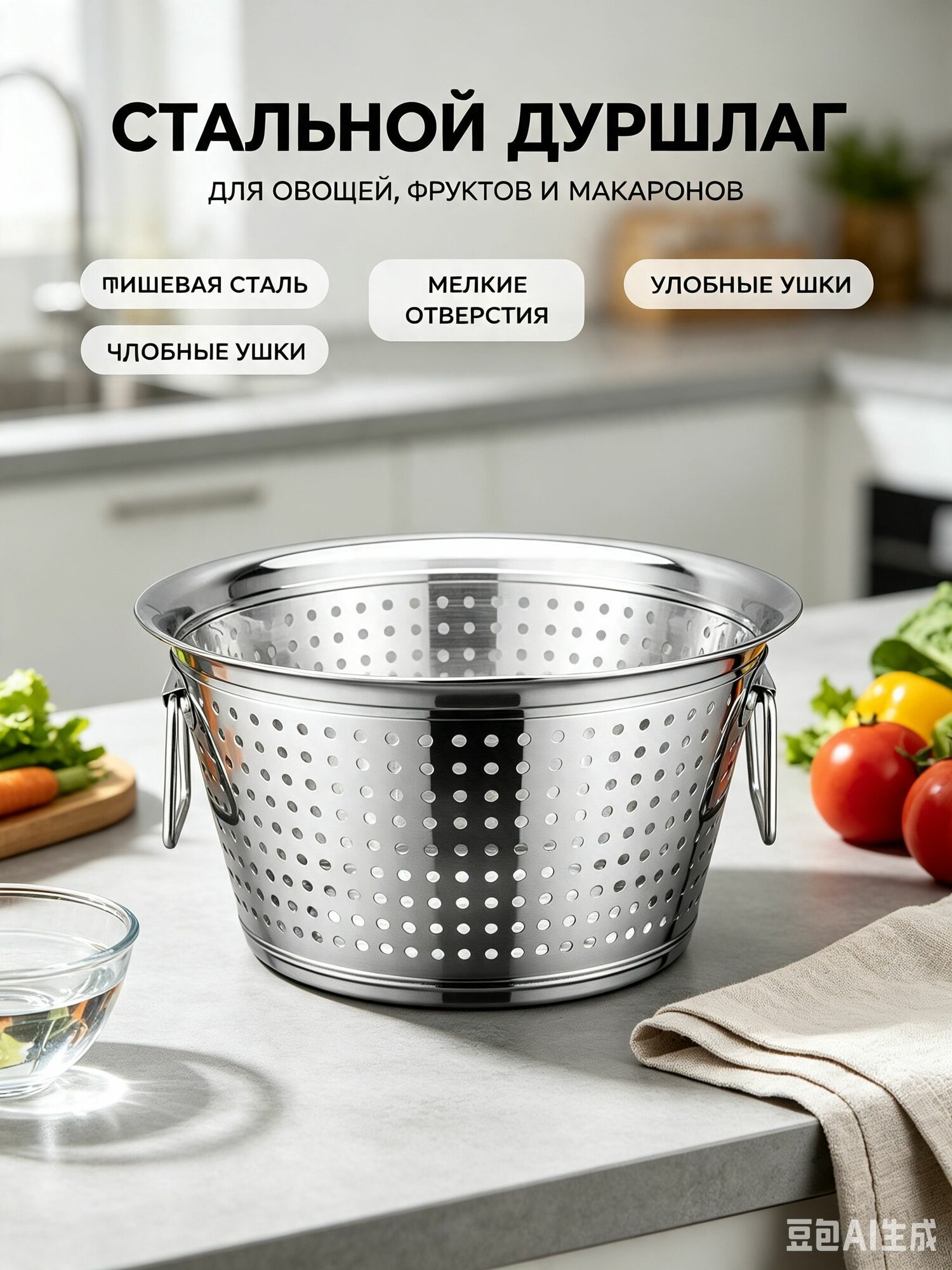 Дуршлаг, диаметр 50 см