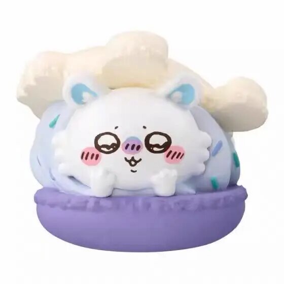 Фигурка Bandai CHIIKAWA в форме макарона Белый, 1 Gashapon ball