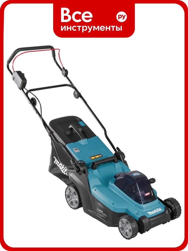 Газонокосилка аккумуляторная Makita XGT 40vMAX, 740Вт, ширина 38см, травосб. 40л, 3в1 LM003GZ
