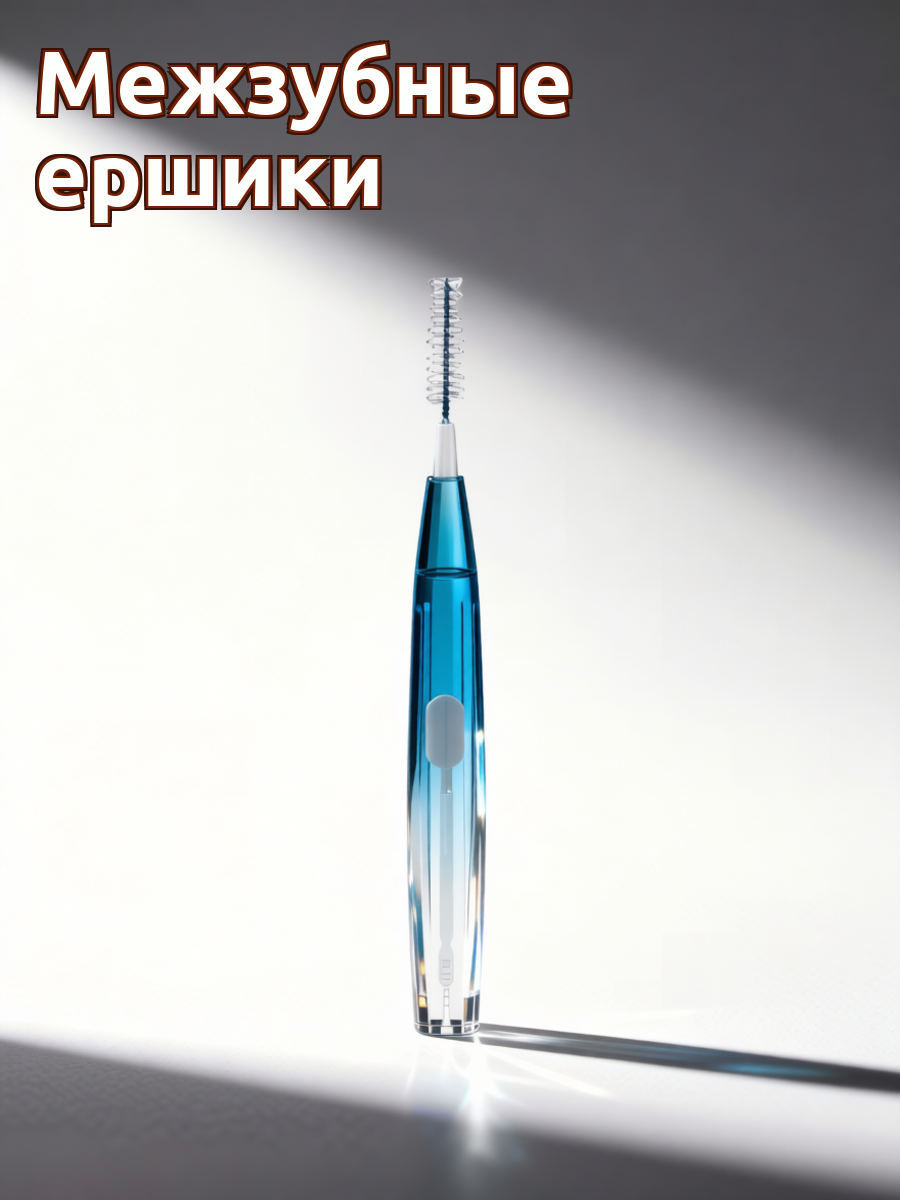 Интердентальная щетка для профессиональной гигиены 10 штук размер 1 эффективная очистка