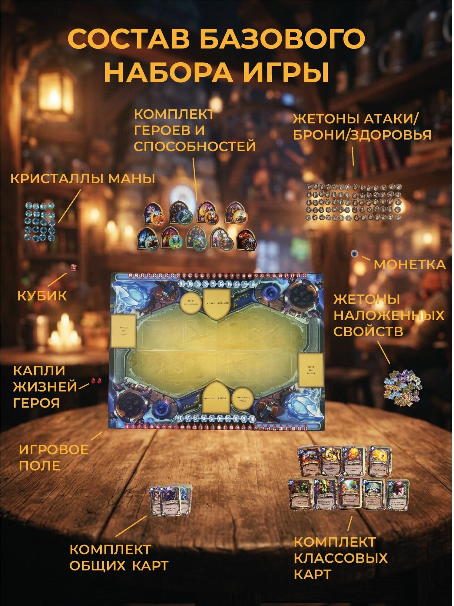 Настольная игра Hearthstone — фото 1