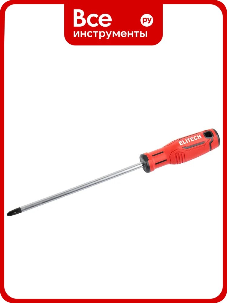 Отвертка Elitech PH3x200мм 211208 207146