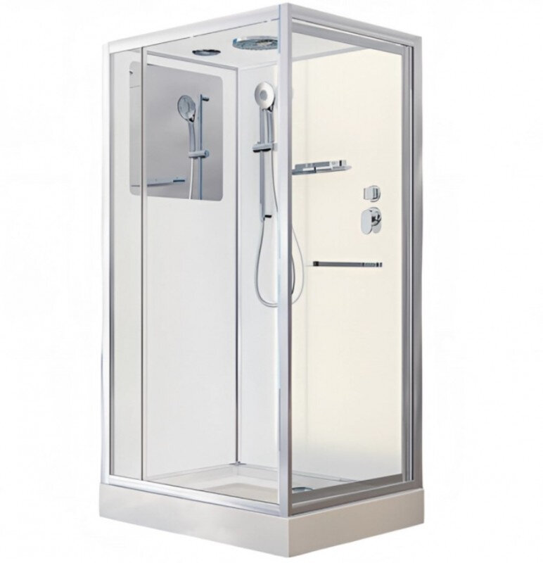Душевая кабина Esbano ESKBSL1190CKR 110х90 см, профиль хром, стекло прозрачное